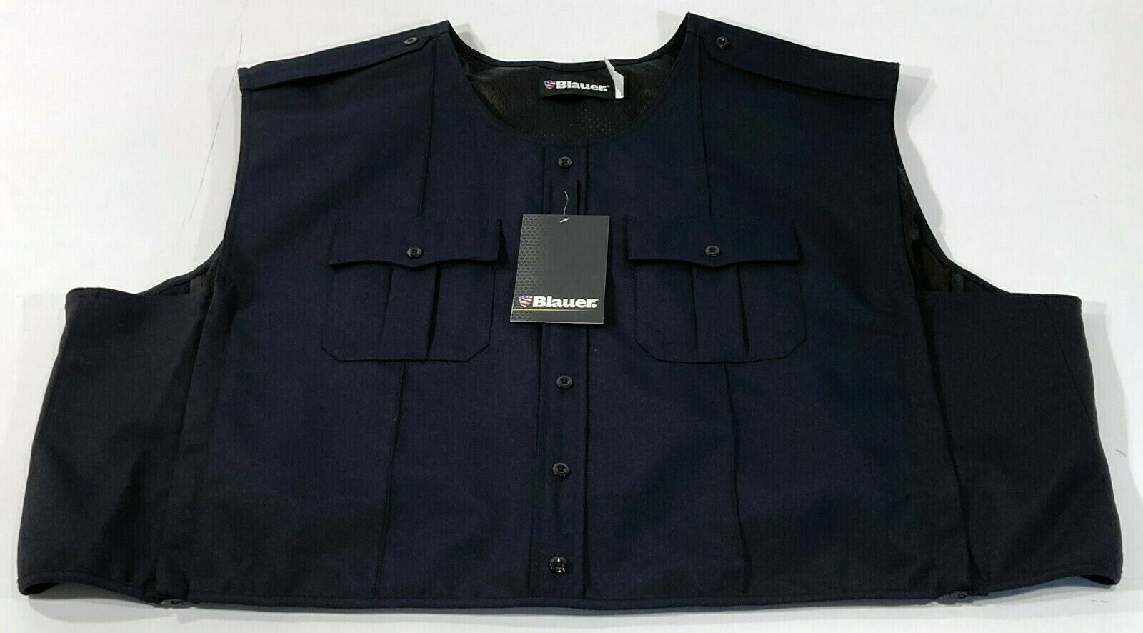 NEW BLAUER 8470 WOOL ARMORSKIN VEST OUTER ARMOR CARRIER DARK NAVY LARGE ...