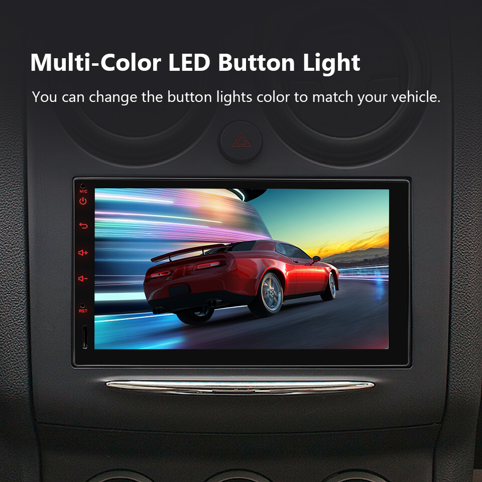 CAM+DVR+OBD+Q04SE Double 2Din Car Stereo Carplay Android 10 8-Core 7 ...