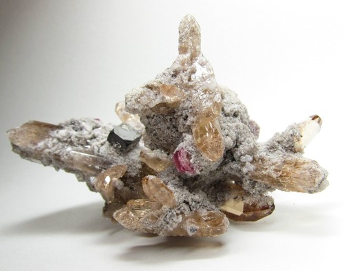 DYNAMIC AESTHETIC RED BERYL BIXBITE, BIXBITE ON TOPAZ!!! THOMAS RANGE ...