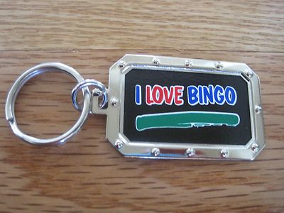 Key Chain I LOVE BINGO - NOS METAL | eBay