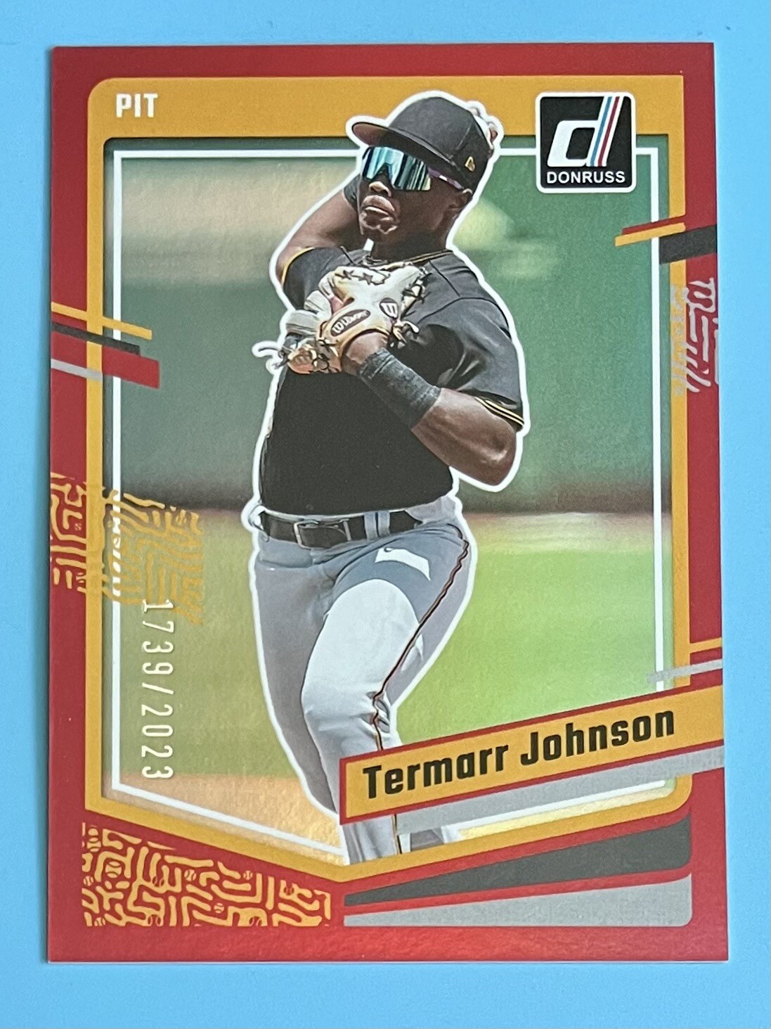 2023 Donruss Termarr Johnson Holo Red /2023 Pittsburgh Pirates #142 | eBay