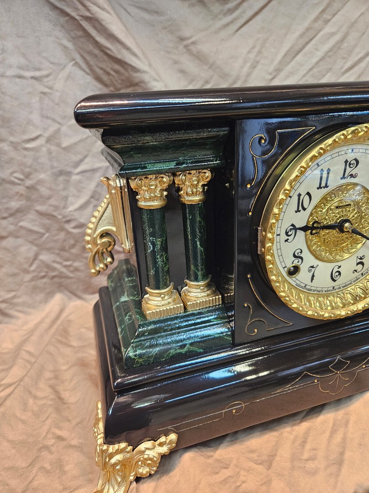 Antique Ingraham Mantel Clock 1902 Original Movement Restored | eBay
