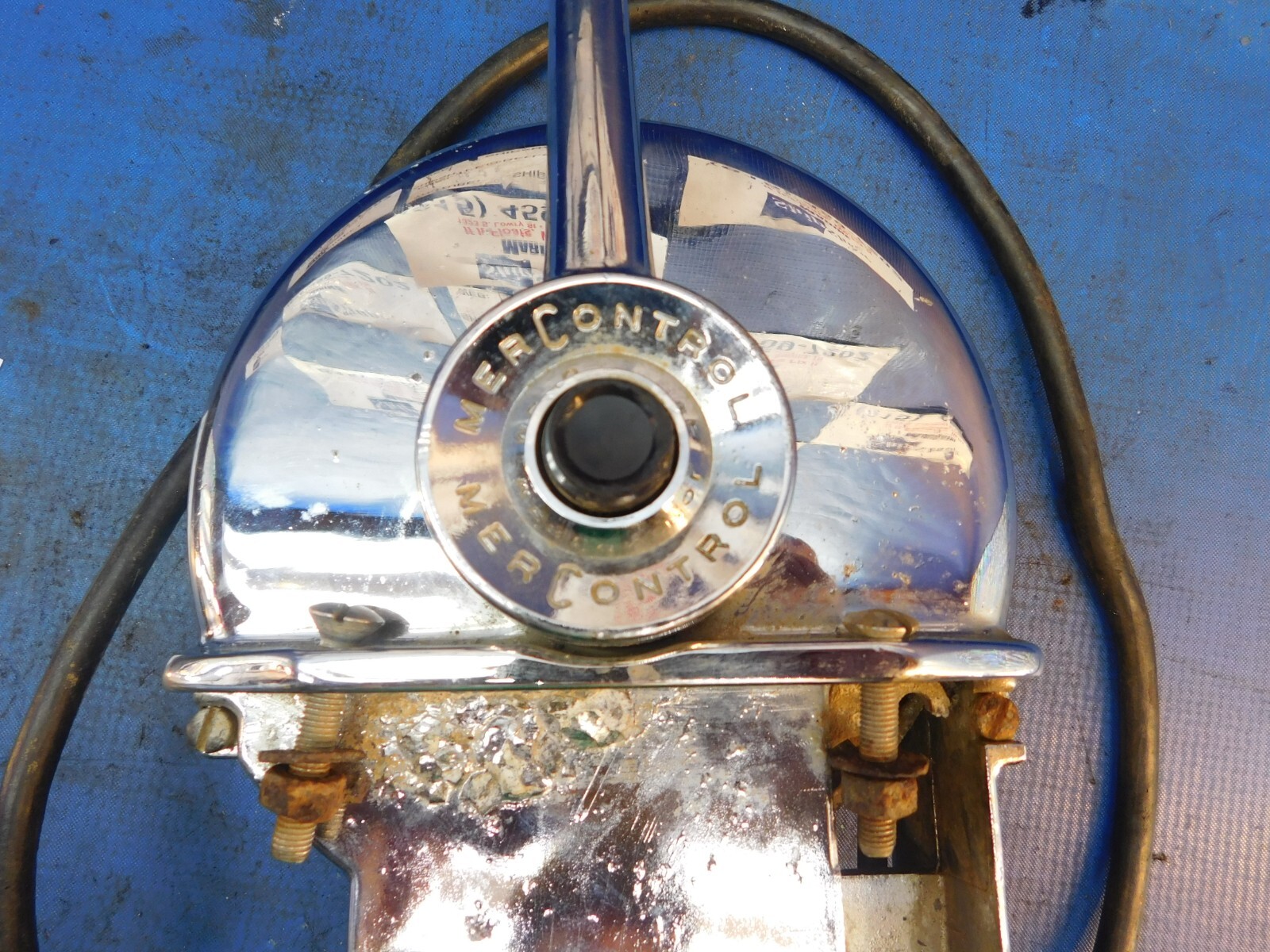 Vintage MerControl Single Lever Control Box Shifter Binnacle Mount ...