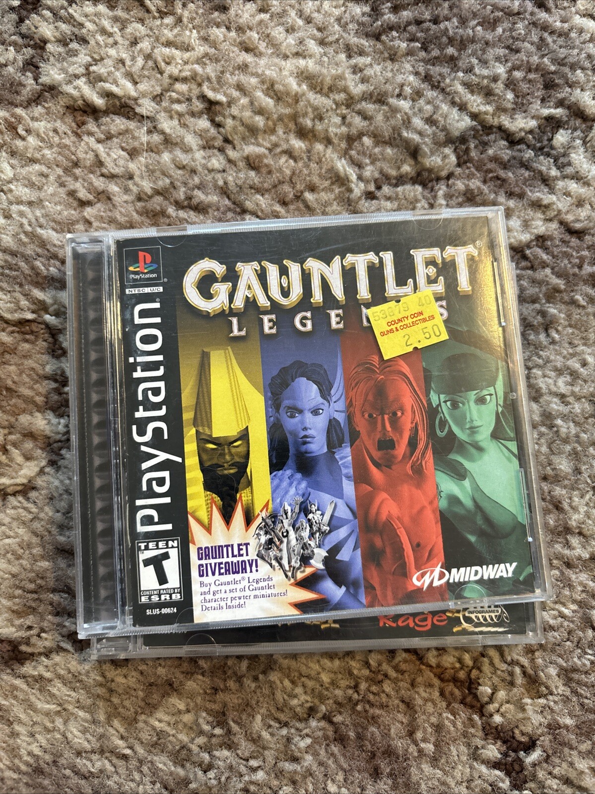 Gauntlet Legends (Sony PlayStation 1 PS1, 2000) COMPLETE CIB Tested W ...