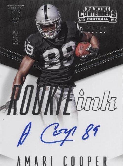 2015 Panini Contenders - Rookie Ink Rps Amari Cooper #INK-AC /20 (AU ...