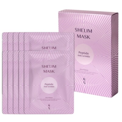 SHELIM Peptide Anti-Wrinkle Mask Sheets 25ml X 10EA | eBay
