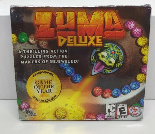 Zuma Deluxe (PC Game, 2004) Tested And Works - Pop Cap Mumbo Jumbo FREE ...