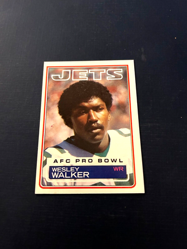 1983 Topps Football Wesley Walker #354 Set Break NM | eBay