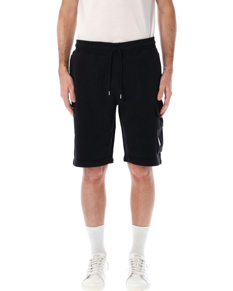 C P COMPANY C.P. Company Cargo Sweat Shorts Men Black Pants | eBay ...