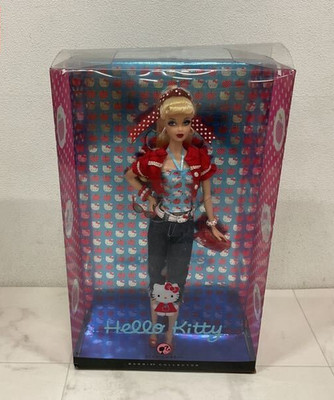MATTEL SANRIO Barbie x Hello Kitty Collaboration Apple Tree 2008 Doll ...