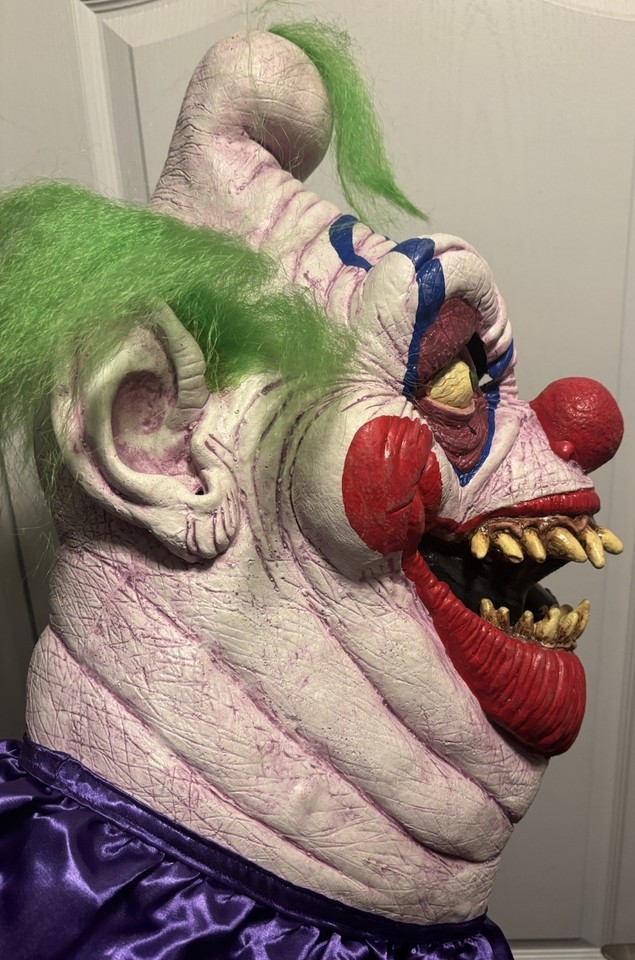 Big Boss Clown Mask 2003 Halloween Evil Cigar Smoking Bump In The Night ...