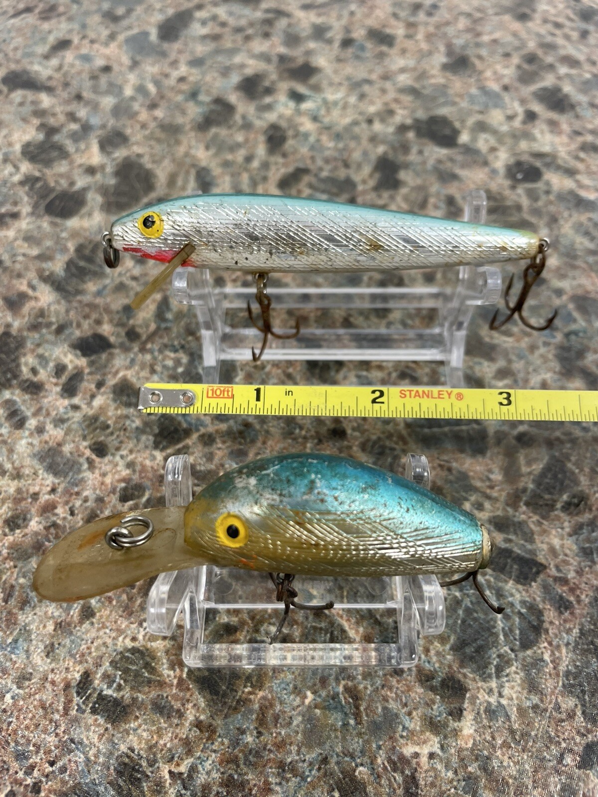 Lot of 2 Vintage Rebel Crankbait Fishing Lures - Humpy & Floater Lure ...