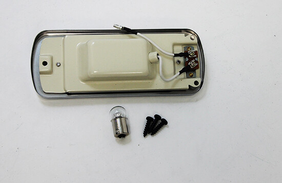 1947-1954 Chevy and GMC Truck Dome Light Assembly Chrome Base w/ 12V ...