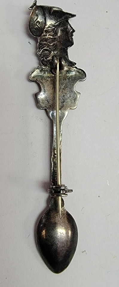 Vintage Sterling Silver Salt Spoon Greek or Roman Goddess | eBay