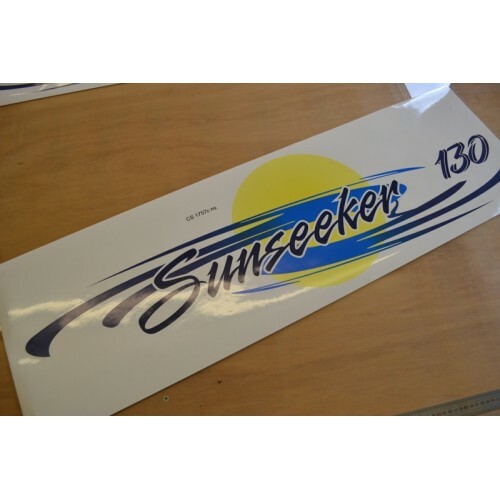 ELDDIS Sunseeker (2007) Motorhome Name Sticker Decal Graphic - SINGLE ...