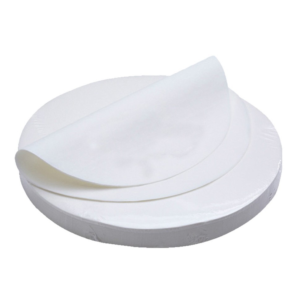 500 Sheets Round Baking Paper Sheets Flat for Cooking Frying Grilling ...