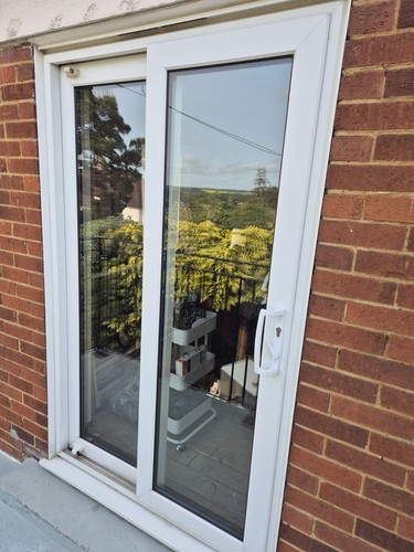 Used Upvc White Sliding Patio Doors Garage Outbuilding | eBay UK
