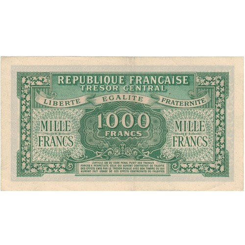 France, 1000 Francs, Marianne, 1945, SUP+, Fayette:VF13.2, KM:107 | eBay