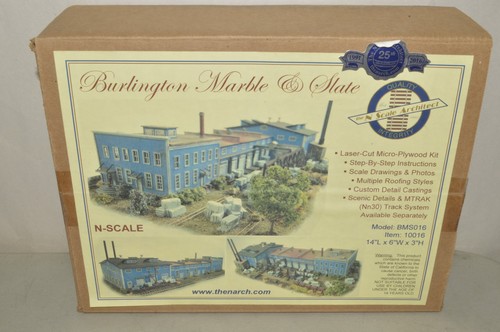 N scale Arcitect BMS016 Burlington Marble & Slate wood kit | eBay