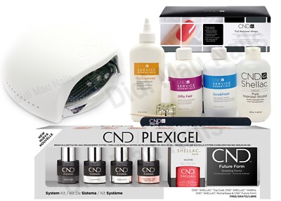 CND PLEXIGEL SYSTEM KIT with UV LAMP & Large Size Essentials | eBay