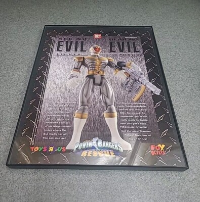 Power Rangers Lightspeed Rescue Action Figure 2000 Framed Print Ad 8 ...