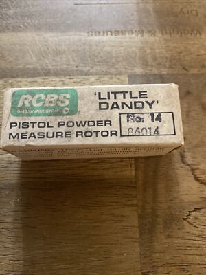 RCBS Little Dandy Pistol Powder Measure Rotor#86014 | eBay