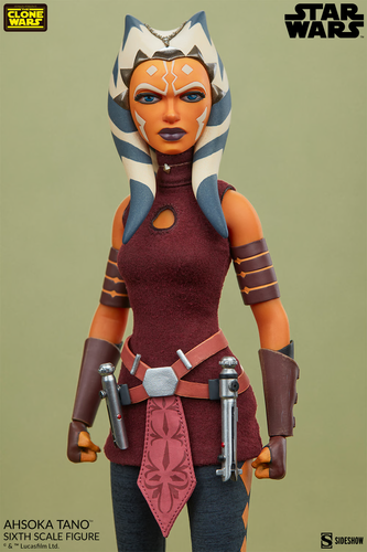 1/6 Star Wars Clone Wars Ahsoka Tano Sideshow Collectibles 100444 | eBay