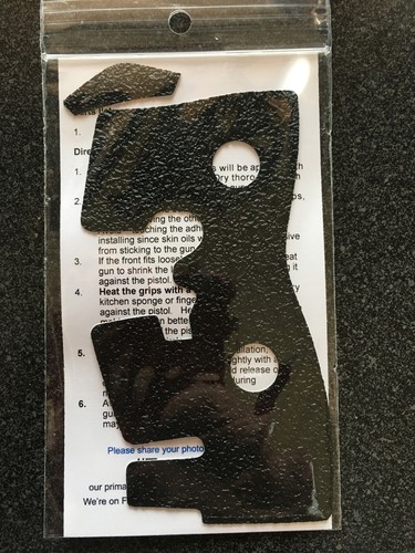Tractiongrips Black Textured Rubber Grip for Ruger LCP Pistols / Pistol ...