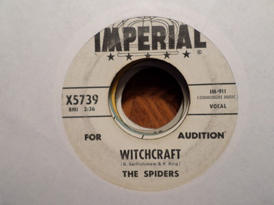 PROMO IMPERIAL 45 RECORD/ SPIDERS/ WITCHCRAFT/YOU DON'T LOVE ME/VG R&B ...