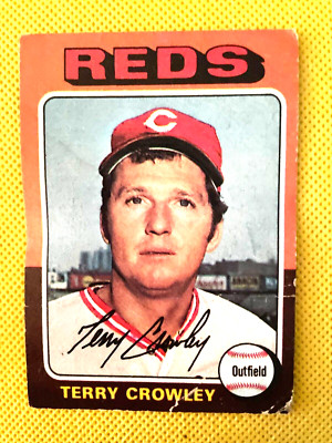1975 topps # 447 TERRY CROWLEY | eBay
