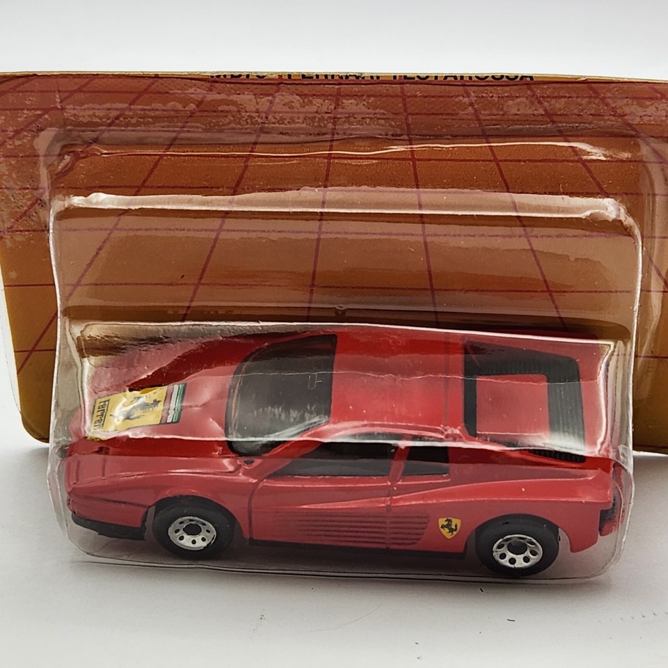 Matchbox Ferrari Testarossa Car Toy Red 1986 Superfast Racer On Cut ...