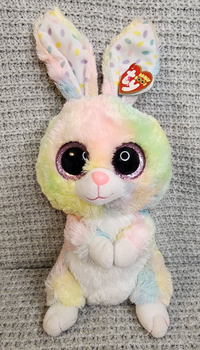 NWT TY TYSILK BUBBY BUNNY 9" BEANIE BOOS | eBay