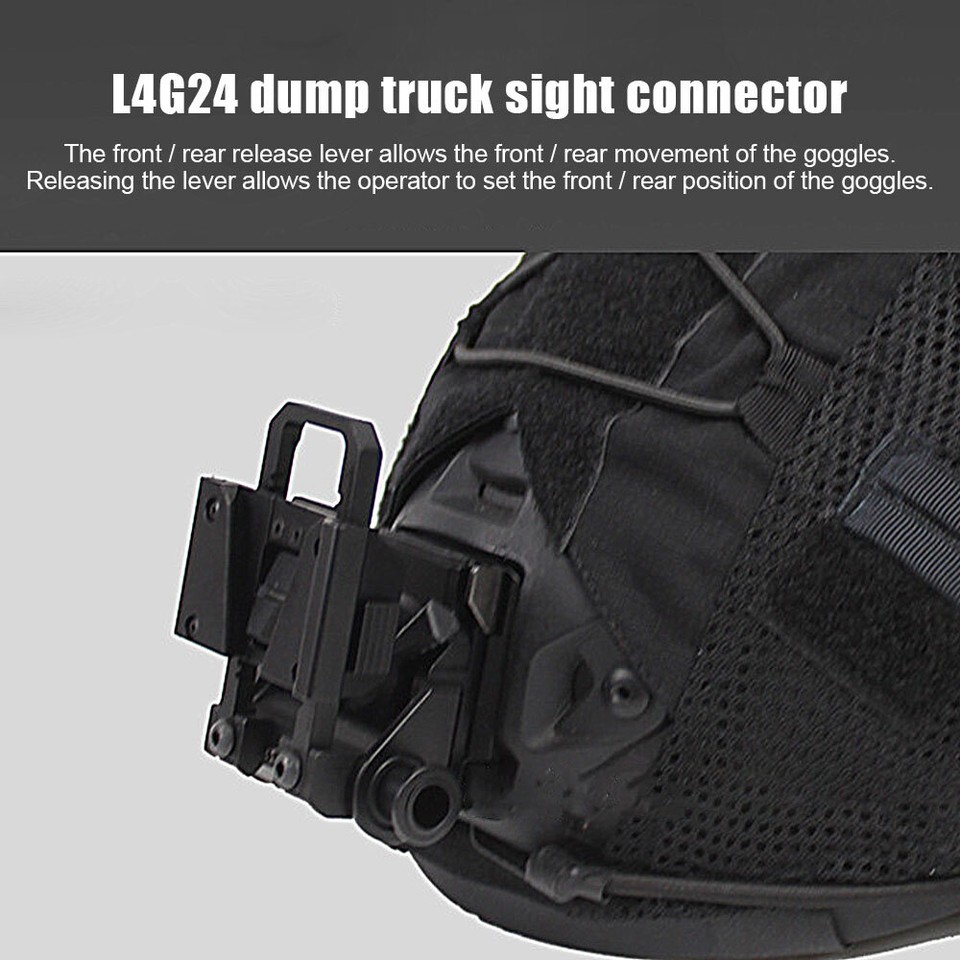 Aluminum CNC PVS15/18 Night Vision Goggles Mount for L4G24 NVG Helmet ...