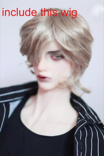 Light Tan Skin 1/4 BJD Doll Resin Male Boy + Wig +Face Make UP EyesMan ...