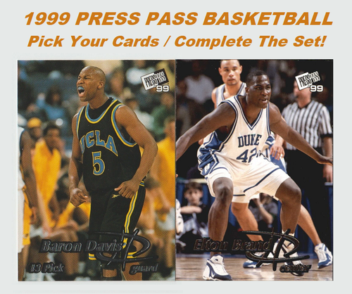 1999 Press Pass Basketball - Pick Your Cards / Complete The Set! | eBay