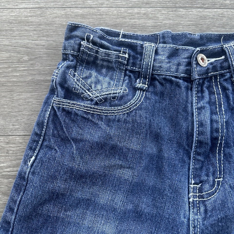 VTG Makaveli Tupac Y2k Boys Baggy Jean Shorts Size 10 Skater Wide Leg ...