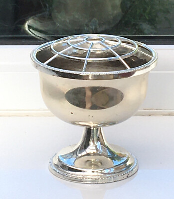Bowls - Silver Plated Rose Bowl