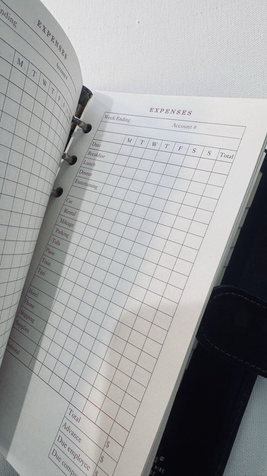 VINTAGE Bosca Brown Leather Planner Notebook 7.5"x5" NEW IN BOX | eBay