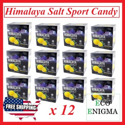 12 box Himalaya Salt Sport Candy / Lemon Mint Flavor / Pack of 12 ...