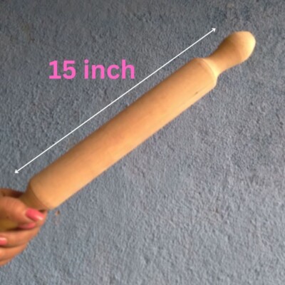 Wooden Rolling Pin 1Pcs Large Dough Roller Rod Noodle Cookies | eBay