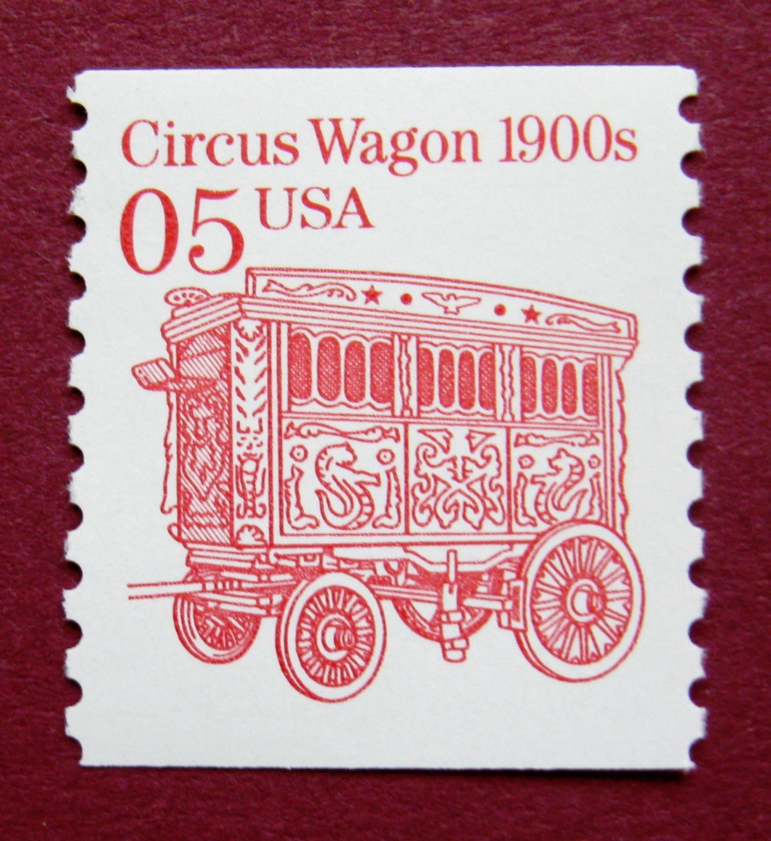 Sc # 2452 ~ 5 cent Circus Wagon 1900s Issue (fh9) | eBay Sc # 2452 ~ 5 cent Circus Wagon 1900s Issue (fh9) | eBay