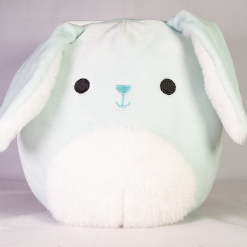 8” Squishmallow Easter Bunny Rabbit Fuzzy Belly Blue Plush Kelly Toy ...