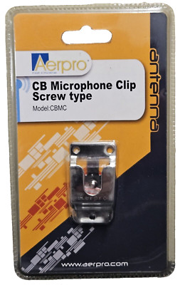 CBMC UHF/CB Microphone Clip MC Screw Type Mic Clip + Screws Aerpro ...