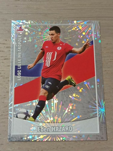 STICKER PANINI FRANCE 2011 EDEN HAZARD LILLE REAL N°161 2nd Year ROOKIE ...
