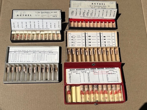 WATCHMAKERS MATERIAL EBAUCHES CLICKSPRINGS INCABLOC JEWELS TIMING ...