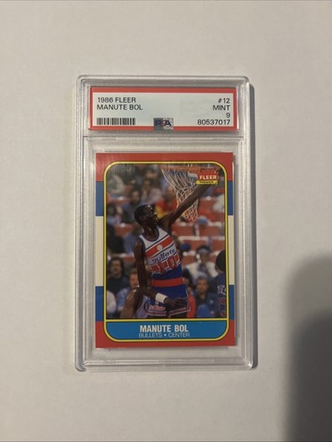 1986 Fleer Manute Bol #12 PSA 9 | eBay