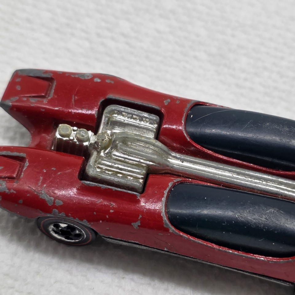 Vintage Hot Wheels Redline 1969 CHERRY Red Splittin' Image | eBay