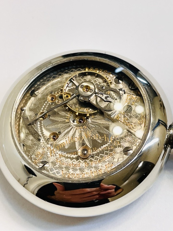 Hamilton 944 Pocket Watch, 18s 19j in a Swing out Display Back Case 🫣🤫🤫 ...