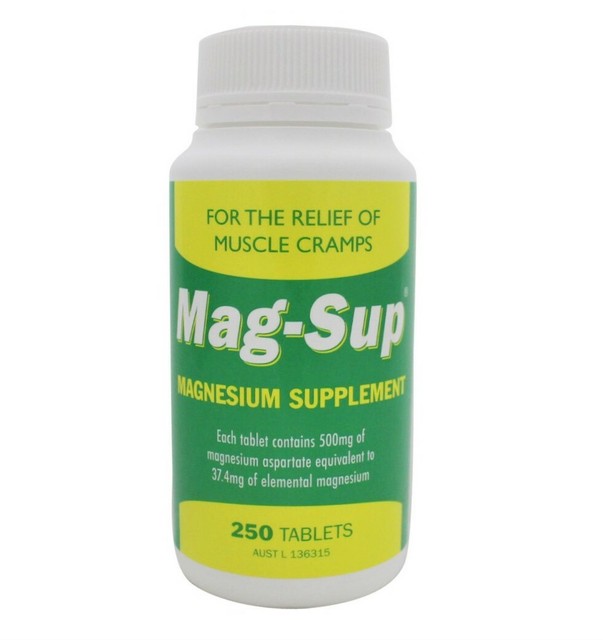 MAG-SUP 500mg Magnesium Supplement Tablet - 250 Count for sale online ...