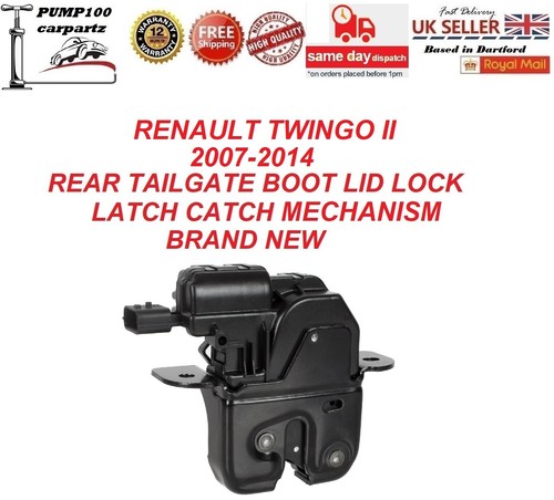 FOR RENAULT TWINGO 2007-2014 REAR TAILGATE BOOT LID LOCK LATCH CATCH ...